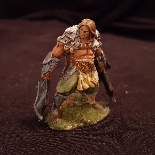 Barbarian Miniature Painted - Etsy