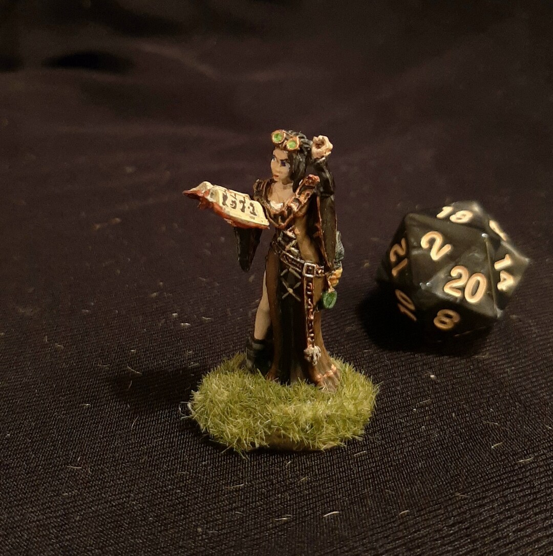 Female Steam Punk Wizard/scribe 28mm Painted Metal Reaper Miniature - Etsy