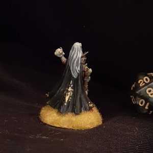 Female Drow / Dark Elf Priestess 28mm Hand Painted Reaper Tabletop RPG ...