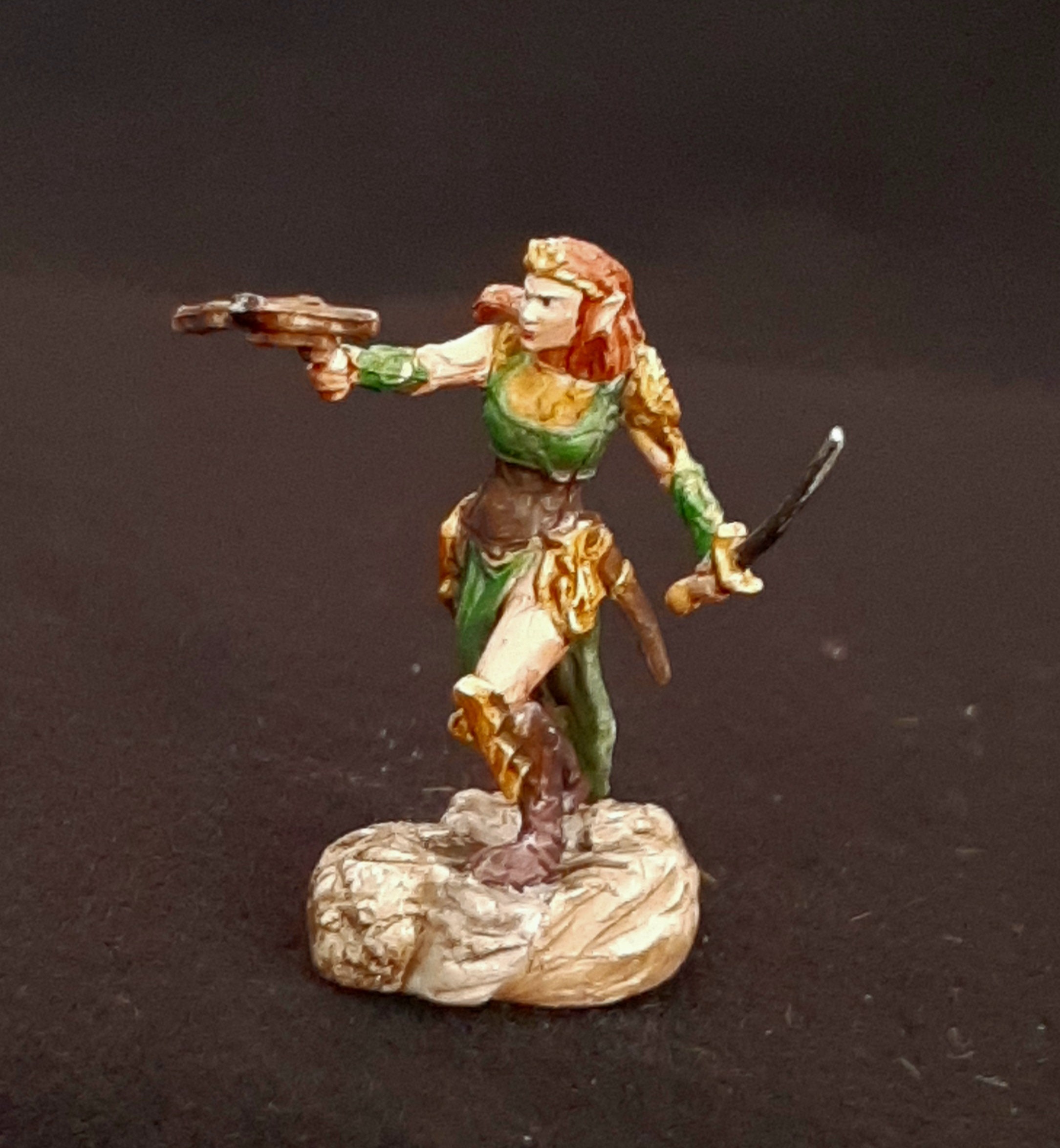 Female Elf With Crossbow Painted Plastic Wizkid Mini Custom | Etsy