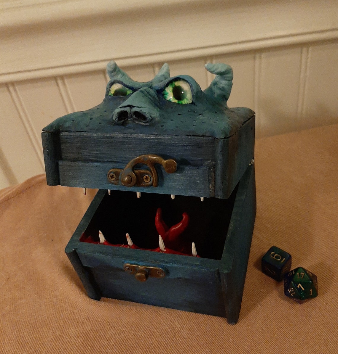Small Mimic Dice Box Donnie 5x3.5x4 - Etsy