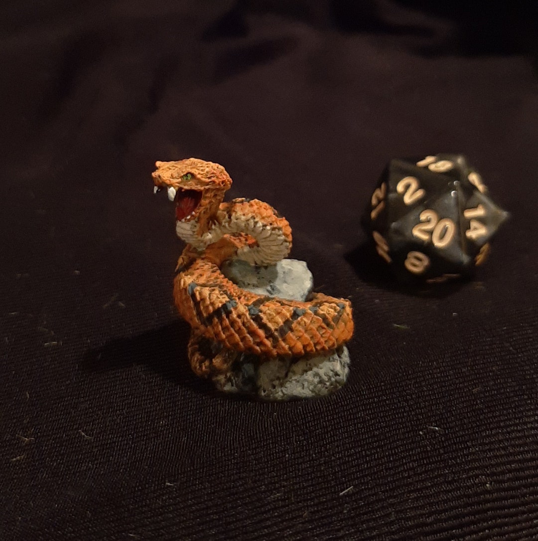 Giant Snake 28mm Painted Reaper Bones Plastic Miniature - Etsy