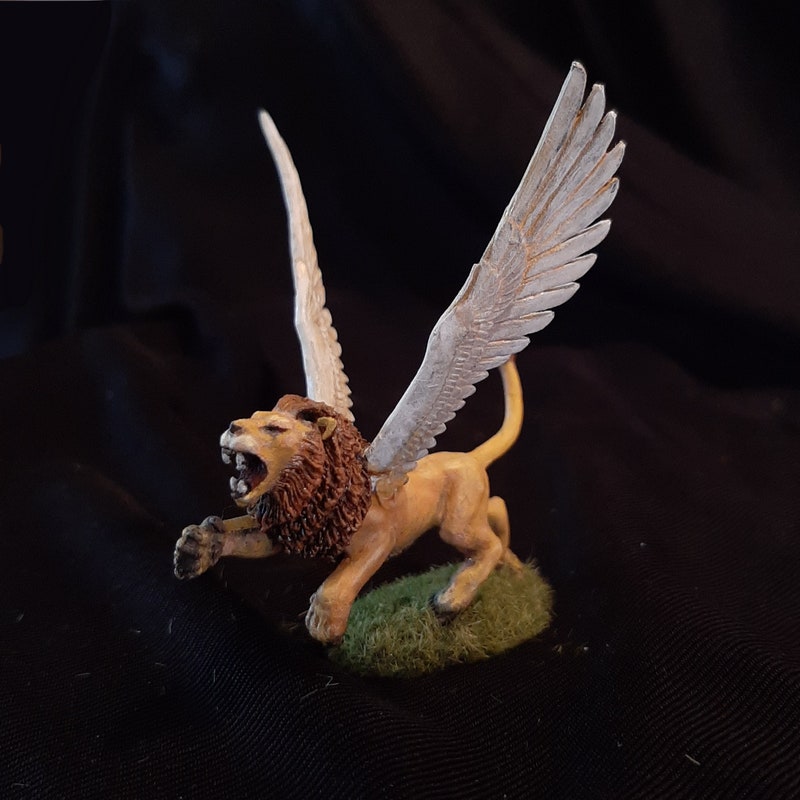 Winged Lion - Etsy