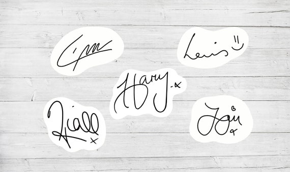 One Direction Liam Signature