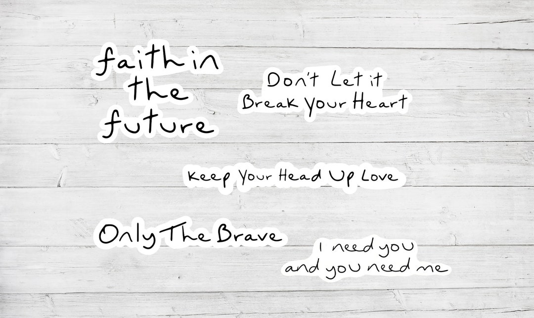 Louis Tomlinson Handwriting Sticker Pack 5 Piece Louis - Etsy