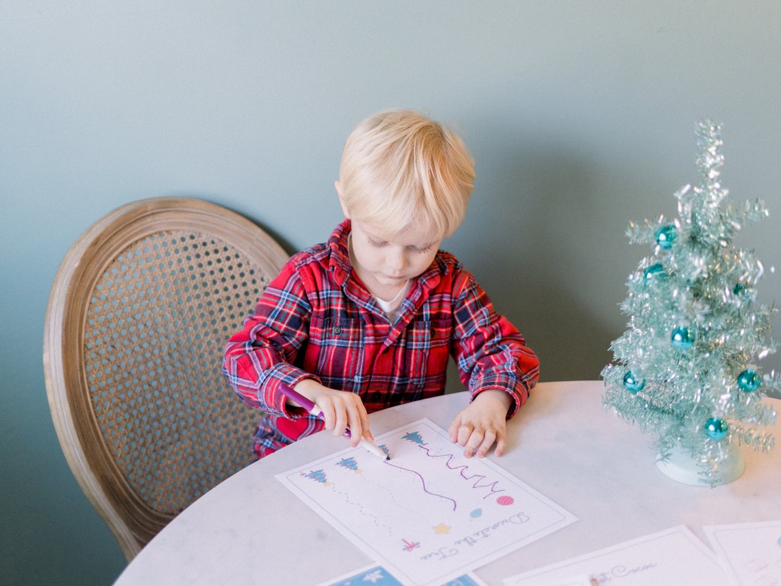 Christmas Printable Workbook, Santa Preschool Activity, Early Learning ...