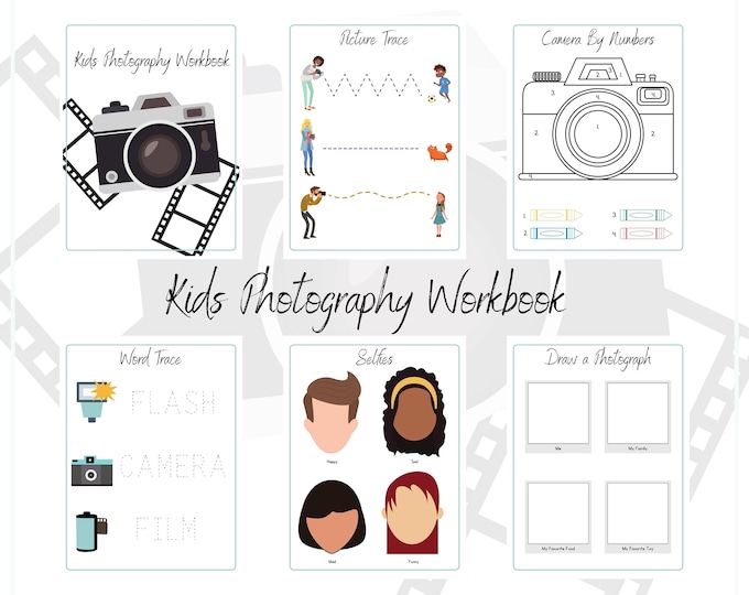 Printable Camera Craft for Kids Photography Worksheet Preschool Camera ...