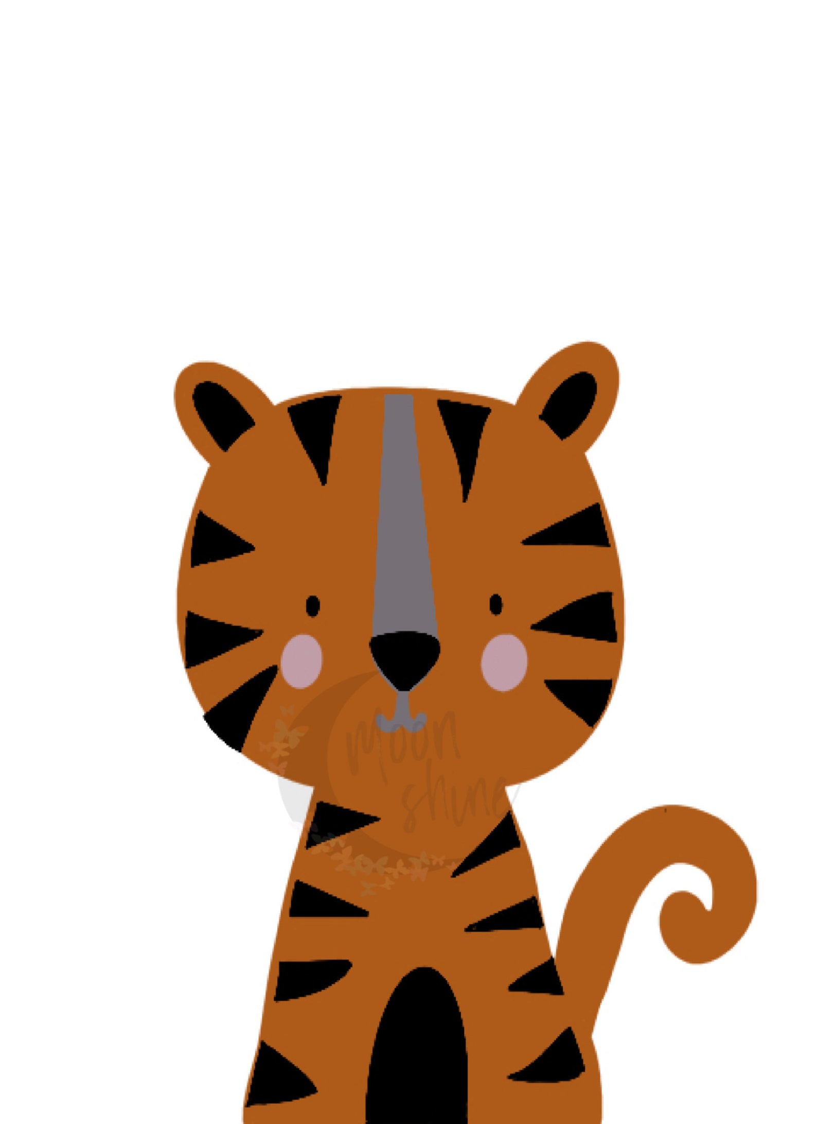 Tiger Printable Nursery Tiger Nursery Decor Safari Nursery - Etsy