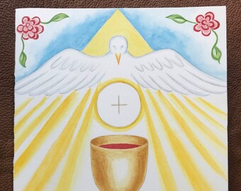 Baptism Anniversary Card - Etsy