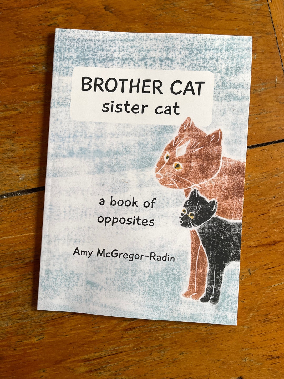 BROTHER CAT Sister Cat a Book of Opposites - Etsy