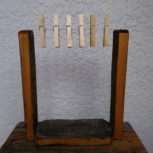 Reclaimed Wood Clothesline Bacon Hanger, Bacon Lovers,party Display ...