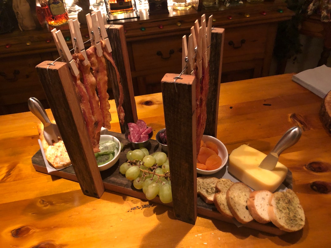 Bacon Rack,clothesline Bacon Hanger,wood Bacon Rack,dinner Party ...