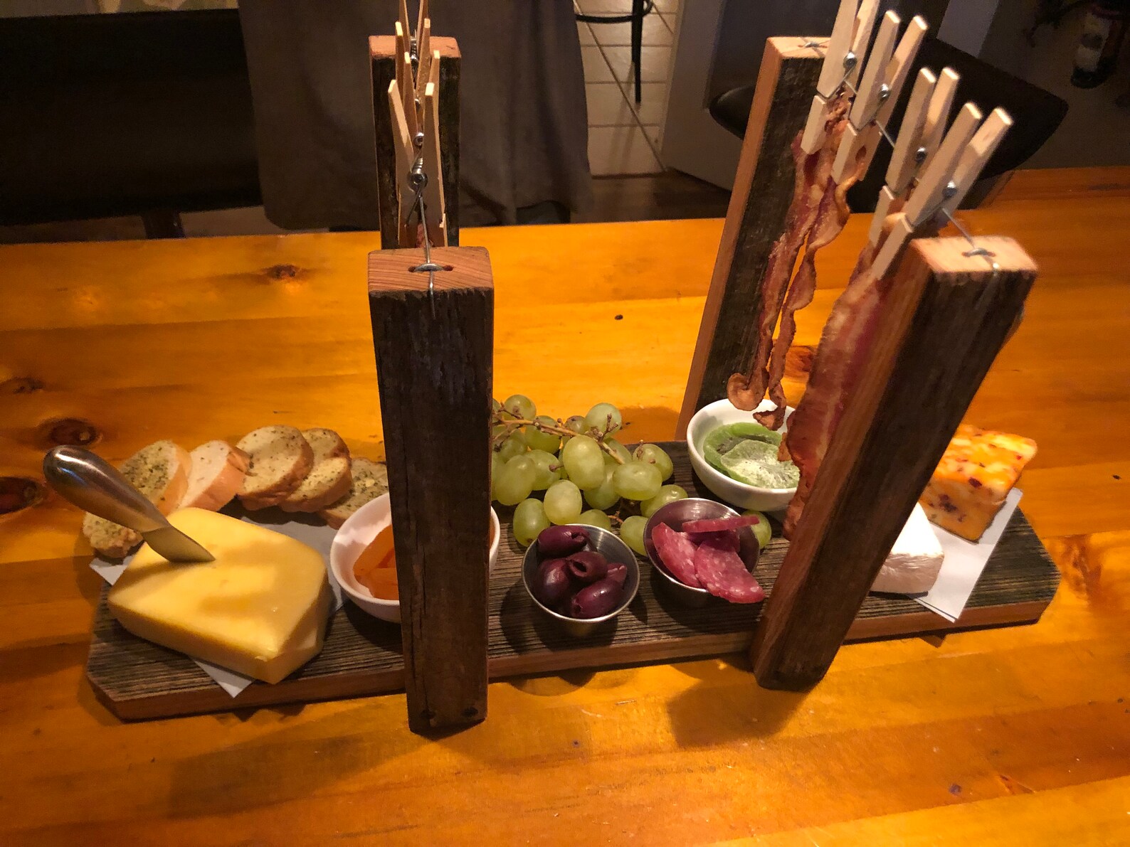 Bacon Rack,clothesline Bacon Hanger,wood Bacon Rack,dinner Party ...