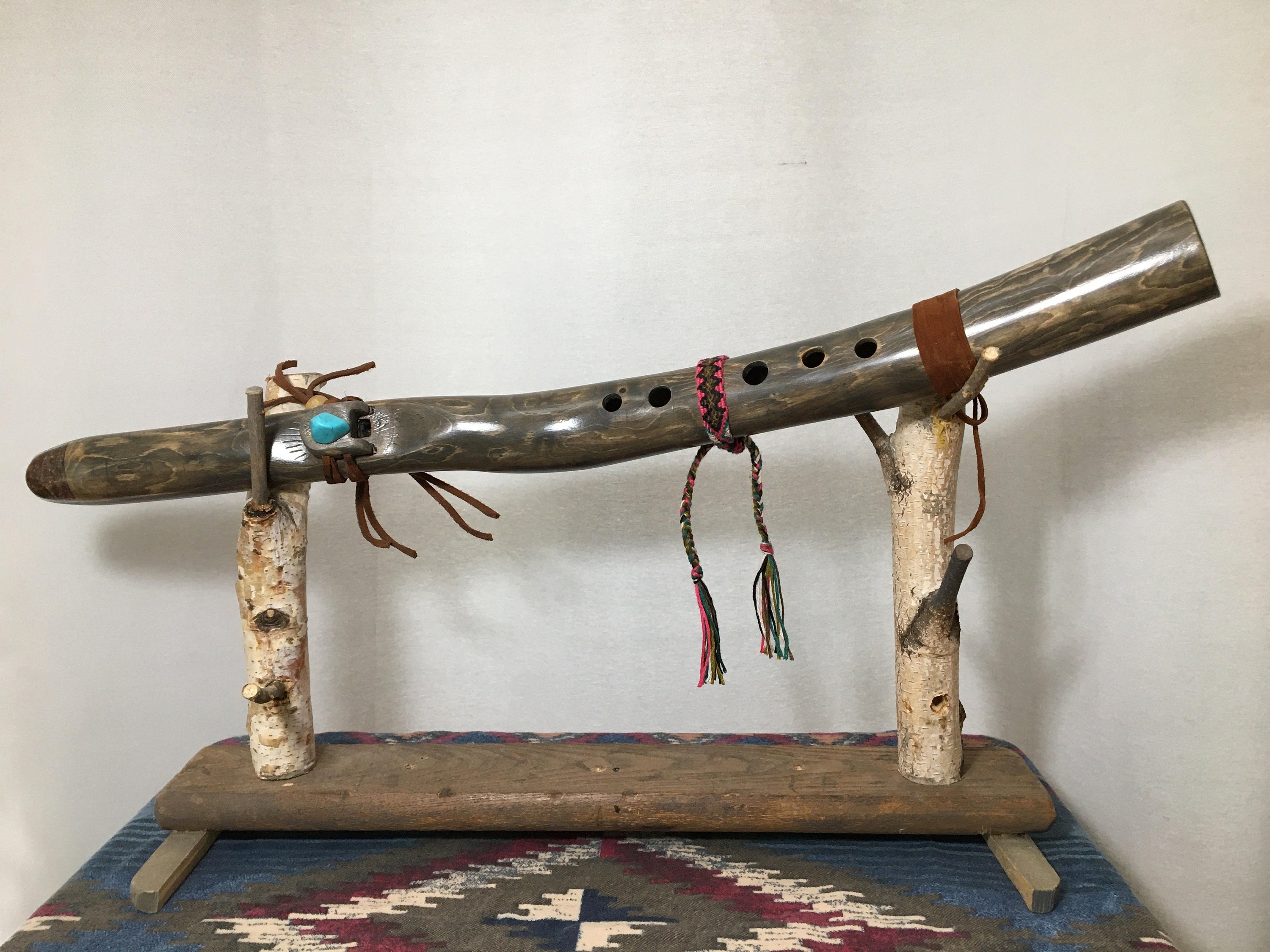 Maple Wood Native American Style Branch Flute KEY of F - Etsy