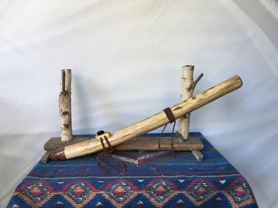 Beech Wood Native American Style Branch Flute KEY of F - Etsy