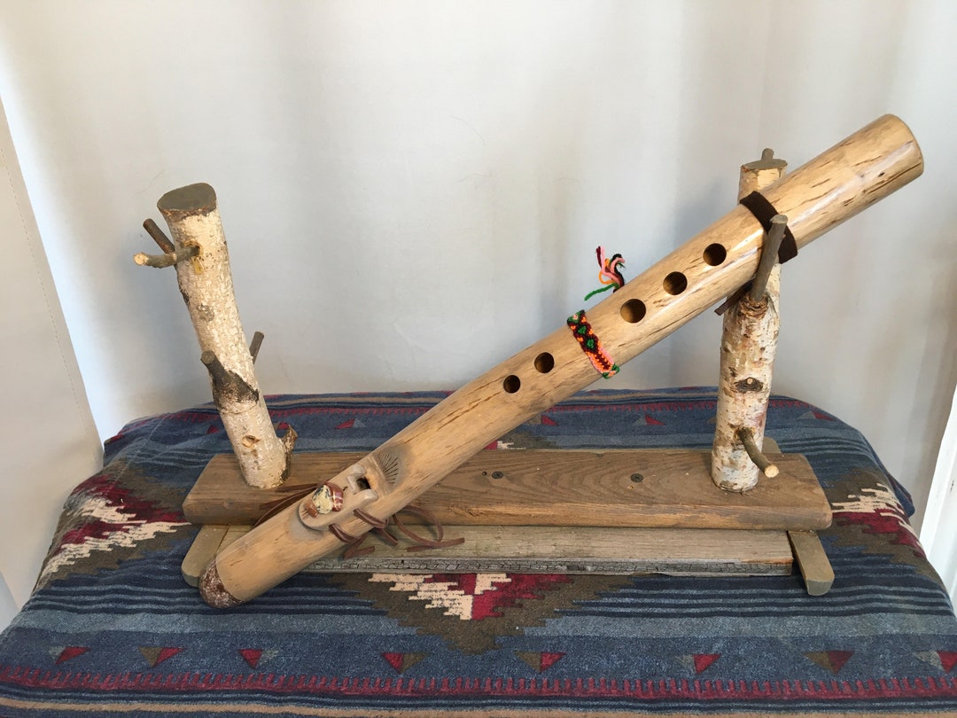 Beech Wood Native American Style Branch Flute Key of F - Etsy