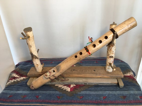 Beech Wood Native American Style Branch Flute Key of F - Etsy