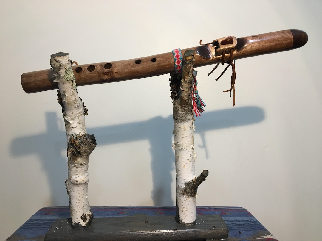 KEY of A 432 Hz Birch Wood Native American Style Branch Flute - Etsy