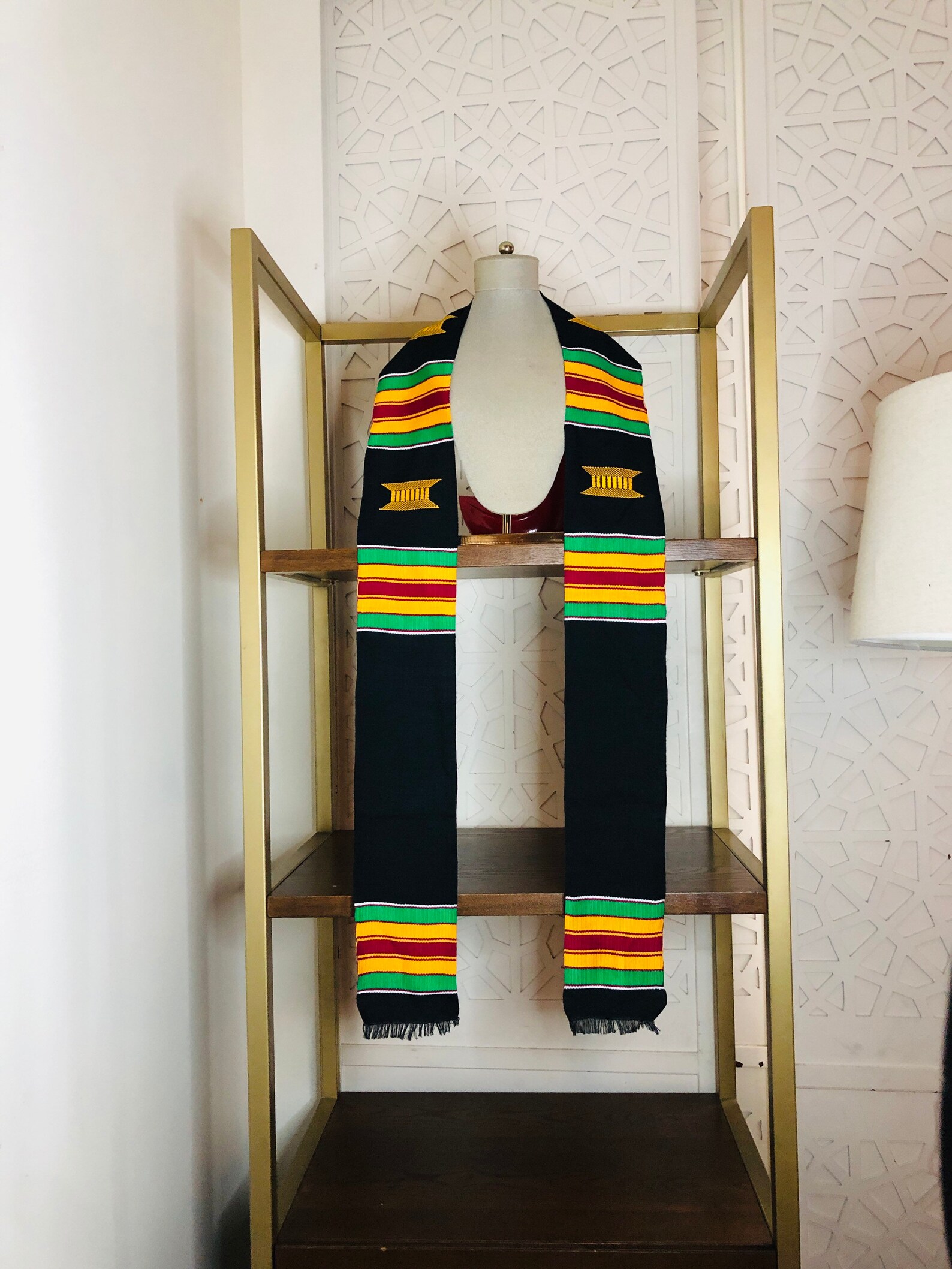 Custom Graduation Stoles Class of 2022 Kente Sash / Black | Etsy
