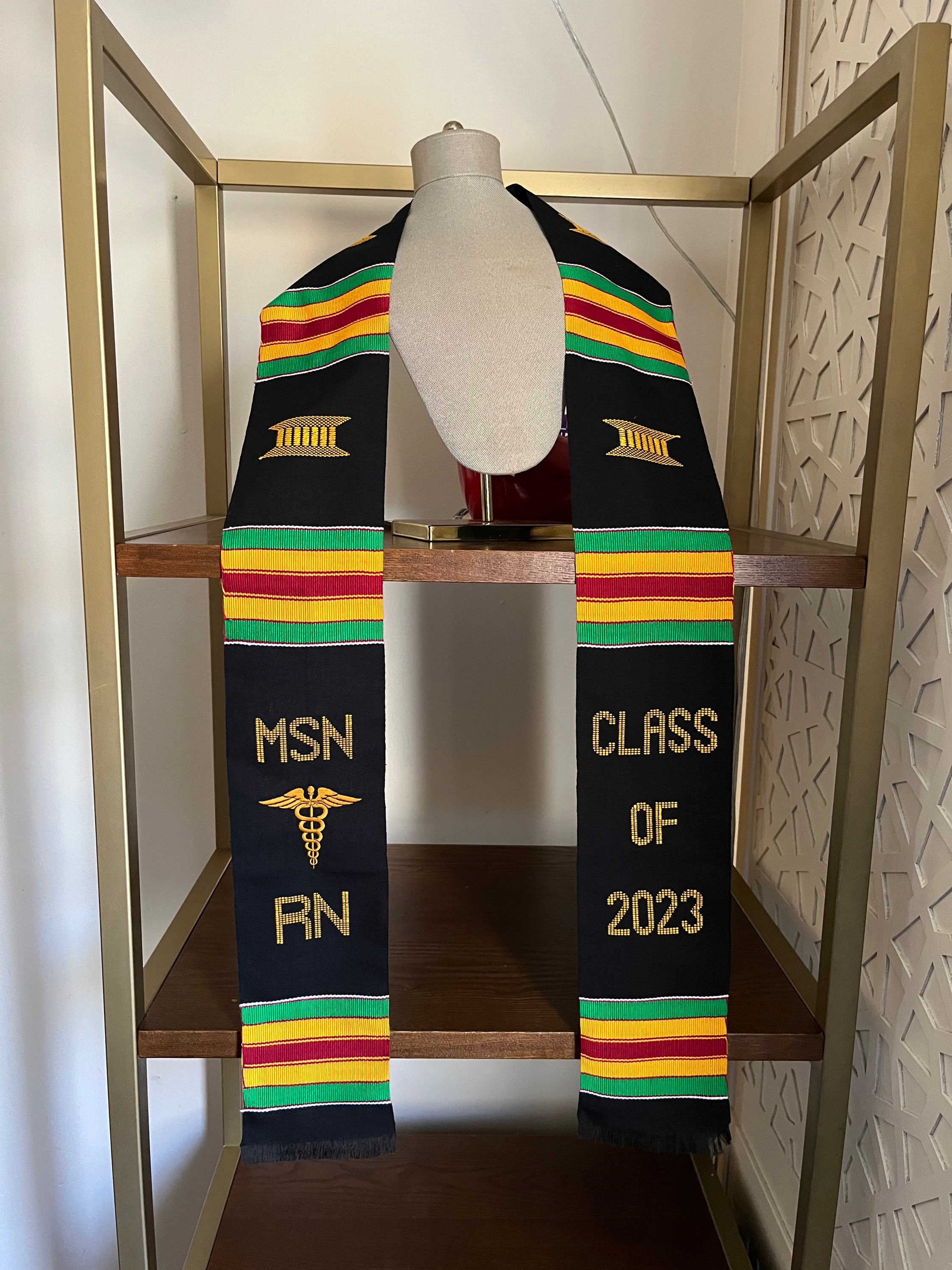 Custom Nurse Graduation Stoles Class of 2023 Kente Sash RN - Etsy