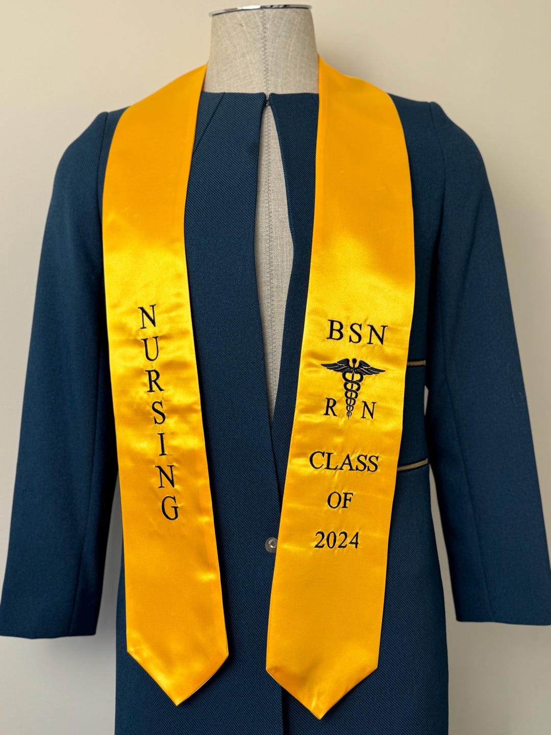 Nurse Graduation Stole Class of 2024, BSN Rn,asn RN, Nursing Graduation ...