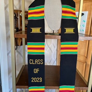 Custom Graduation Stole Class of 2023 Kente Graduation Sash 2023 Flag ...