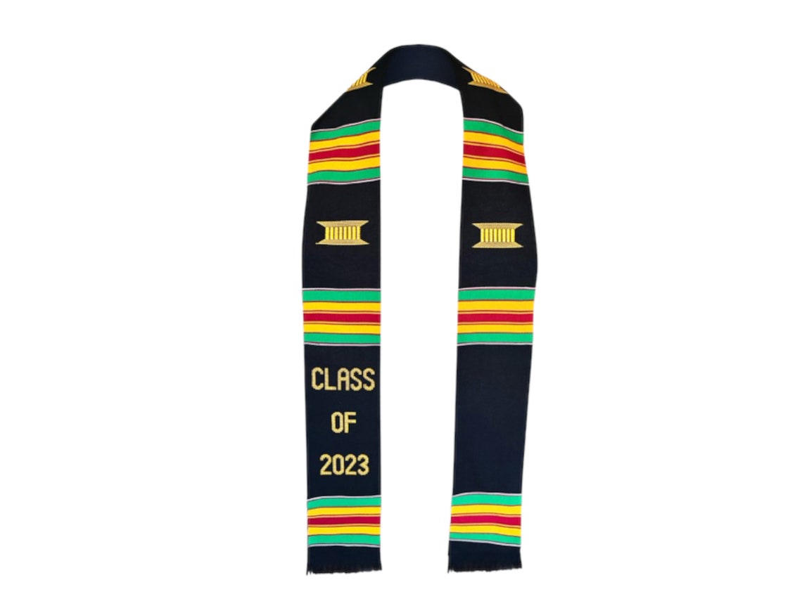 Custom Graduation Stole Class of 2023 Kente Graduation Sash - Etsy