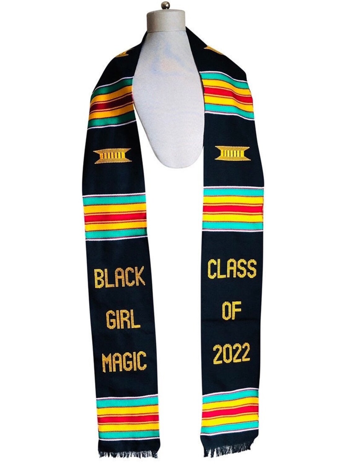 Black Girl Magic Graduation Stole Class of 2022 Kente Sash - Etsy
