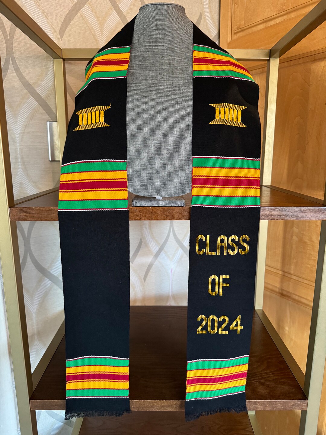 Custom Graduation Stole Class of 2024 Kente Stoles Sashes / African ...