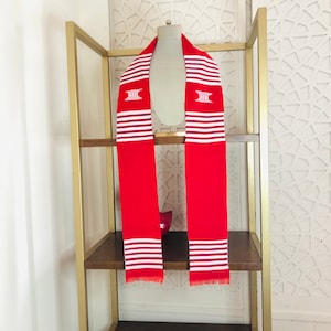 College Custom Graduation Stole Red and White Class of 2022 Sash ...