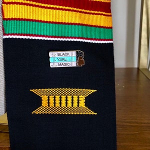 Graduation Stole Black Girl Magic Custom Kente Class of 2022 Sash With ...