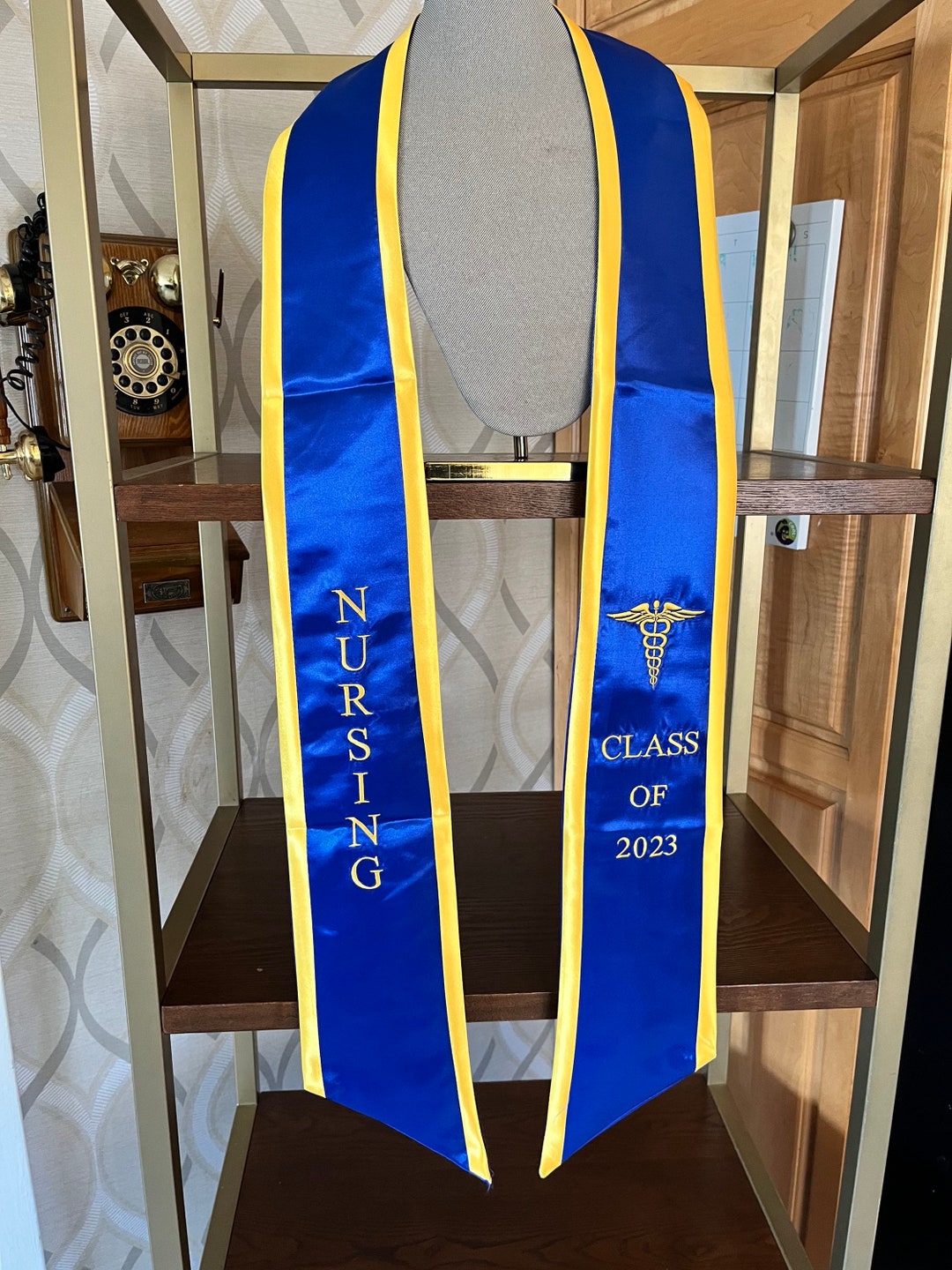 Custom Blue Nurse Graduation Stole Class of 2023 Nursing - Etsy