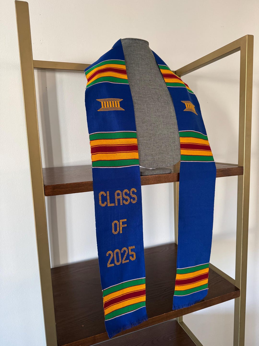 Custom Graduation Stole Class of 2025 Kente Graduation Sash 2025 Flag ...