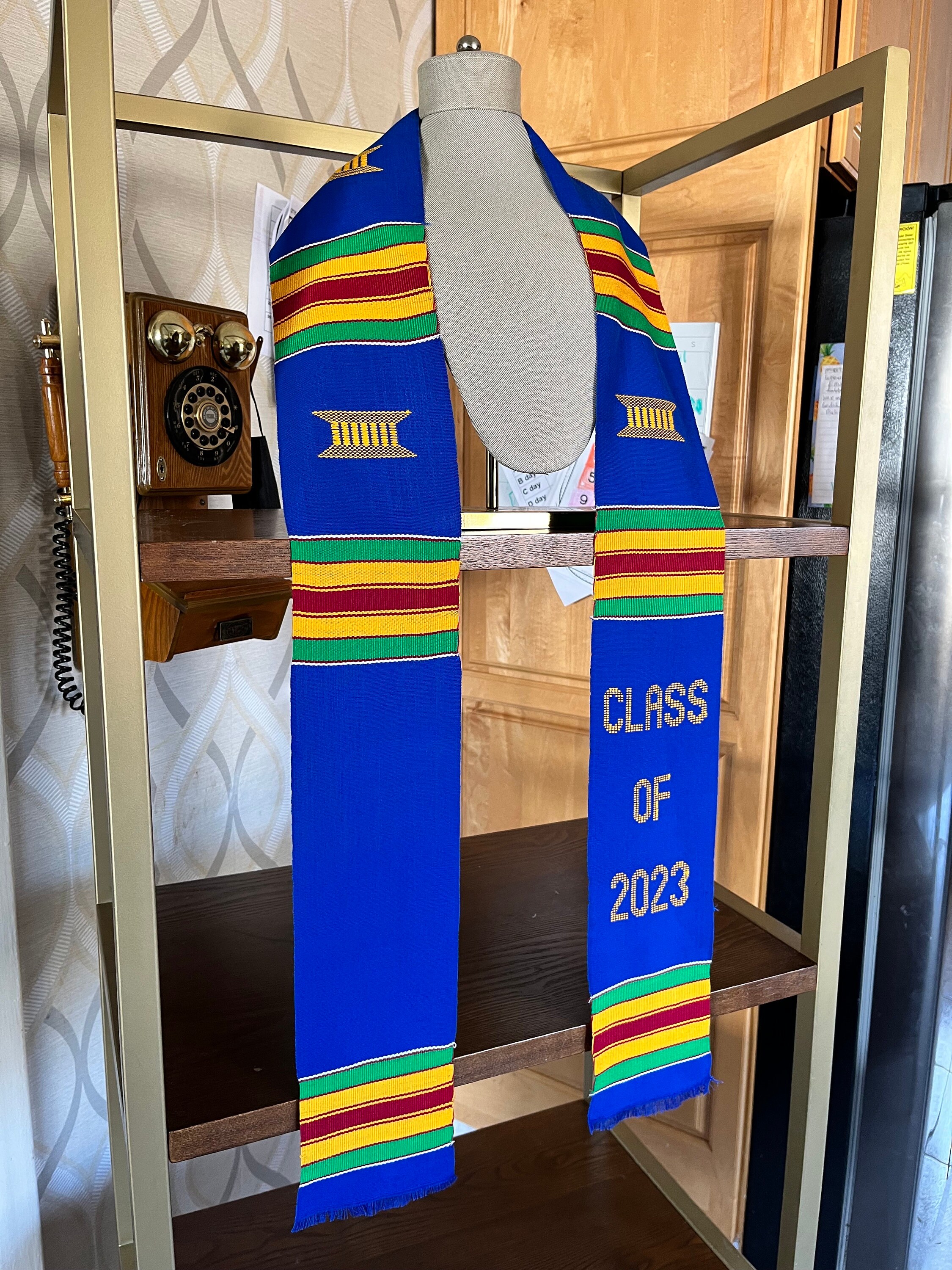 Custom Graduation Stole Class of 2023 Kente Graduation Sash - Etsy