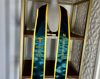 Graduation Sash Custom Nursing - Etsy