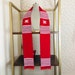 College Custom Graduation Stole Red and White Class of 2022 Sash ...