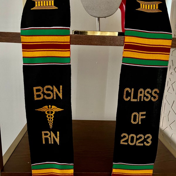 Custom Kente Stole Medical - Etsy