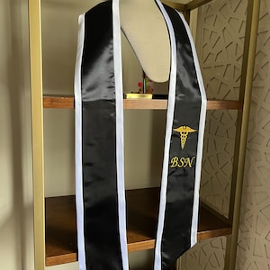 Custom Graduation Stole: Class of 2025, Personalized Sash - Etsy