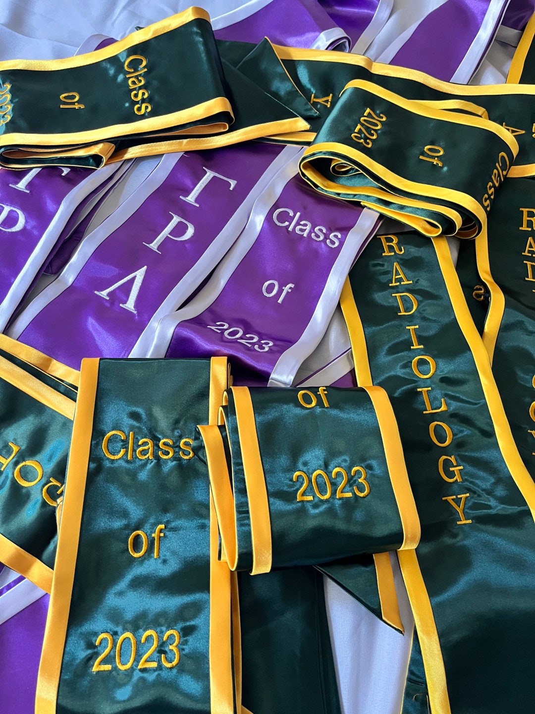 Custom Graduation Stole: Class of 2025, Personalized Sash - Etsy