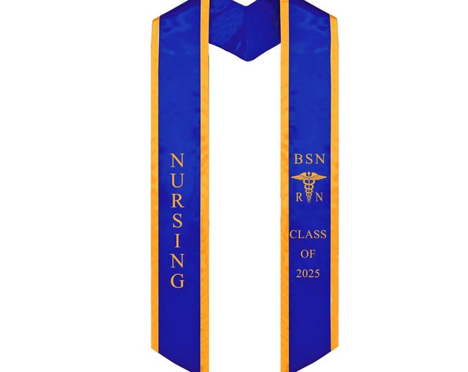 Personalized Nursing Graduation Stoles, Nursing Sash Graduation, Class ...