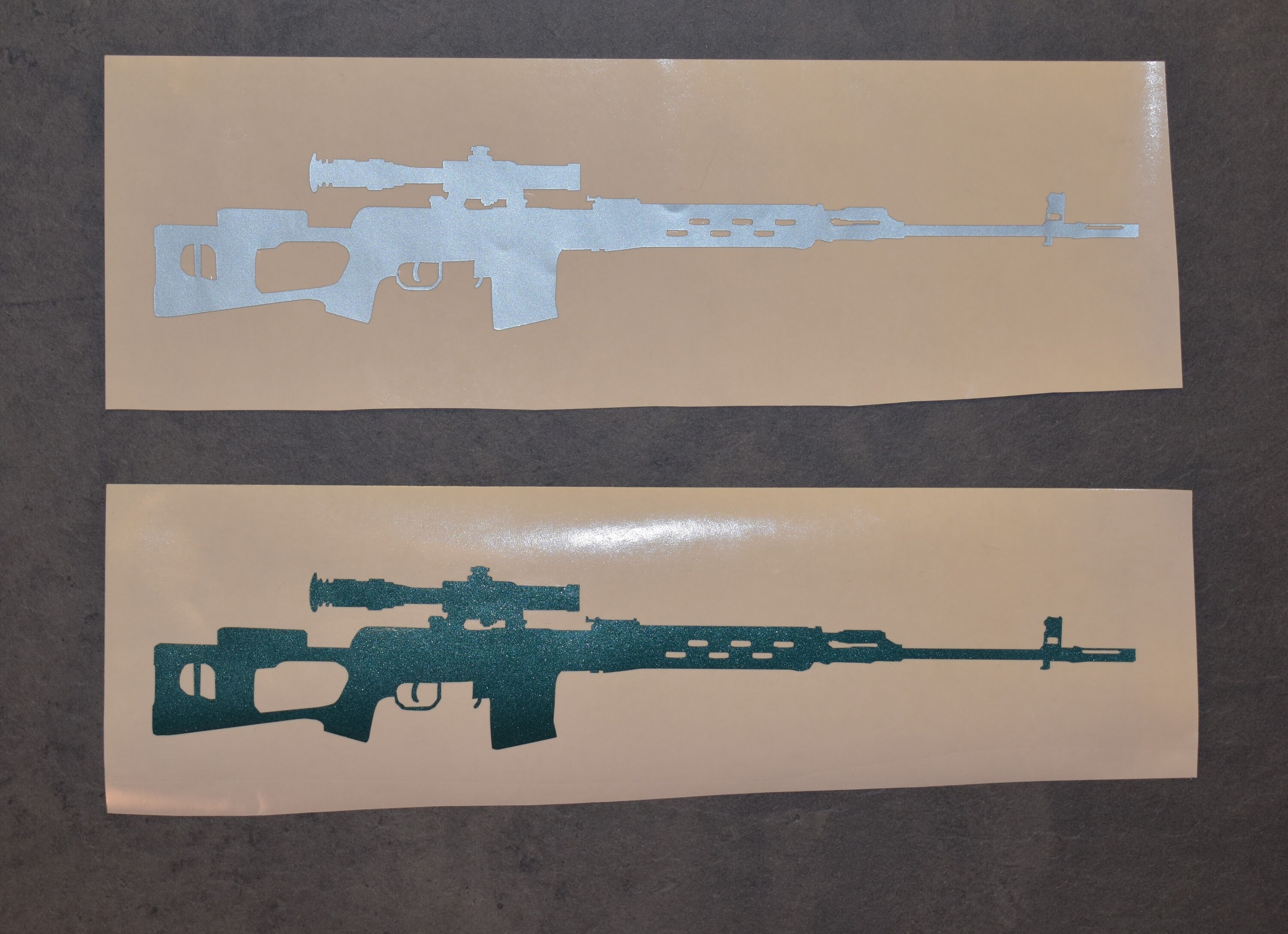 Soviet Russian SVD Dragunov Tigr Sniper Rifle Vinyl Decal Sticker free ...