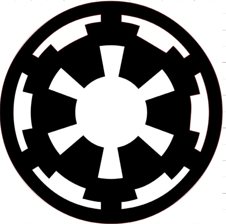 Star Wars Imperial Empire Crest Vinyl Decal - Etsy
