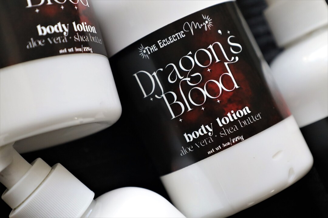 Dragon's Blood Body Lotion W/ Aloe, Chamomile, and Shea Butter - Etsy