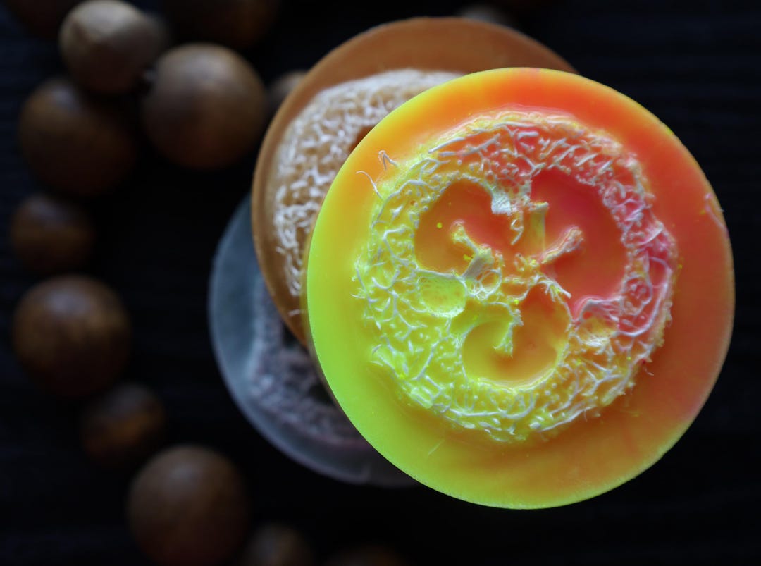 Buffer Bar Loofa Soap W/ Glycerin, Butters, and Honey - Etsy