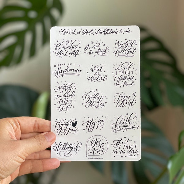 Bible Journal Stickers - Etsy