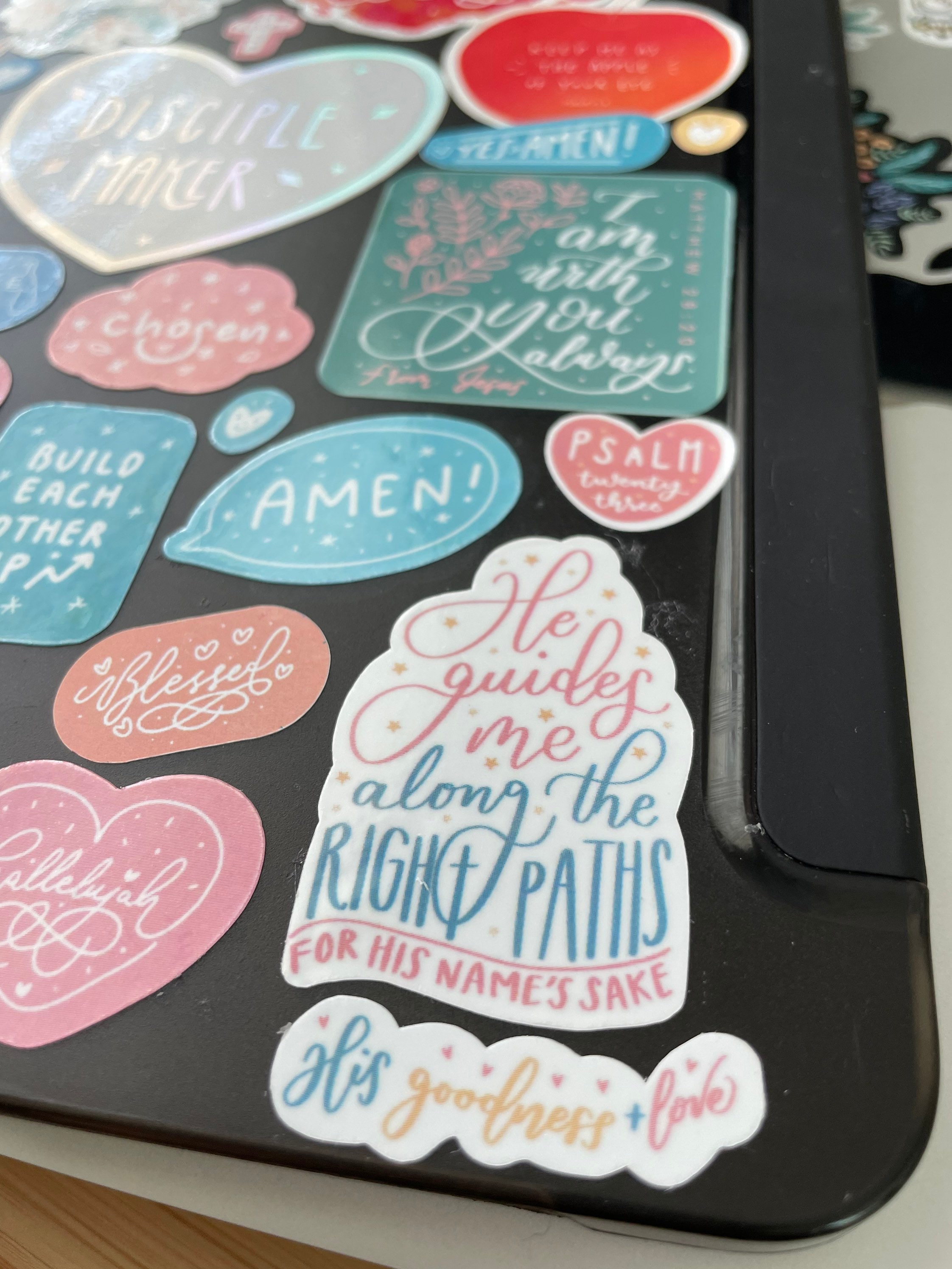 Psalm 23 Sticker Sheet 13 Stickers Christian Scripture - Etsy
