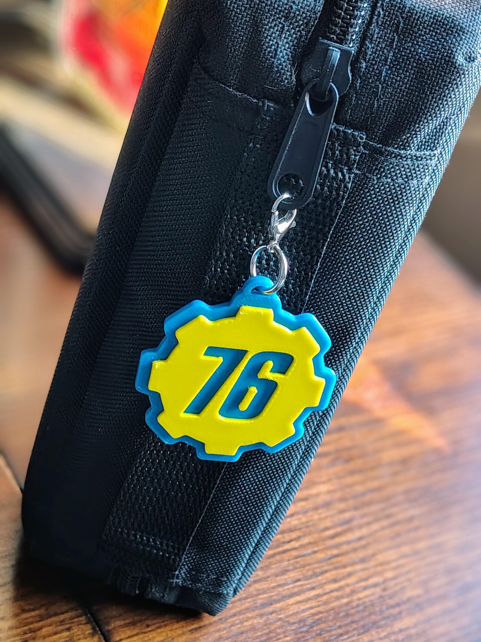 Fallout Inspired Vault Number Key Ring / Keychain / Bag Charm / Zipper ...