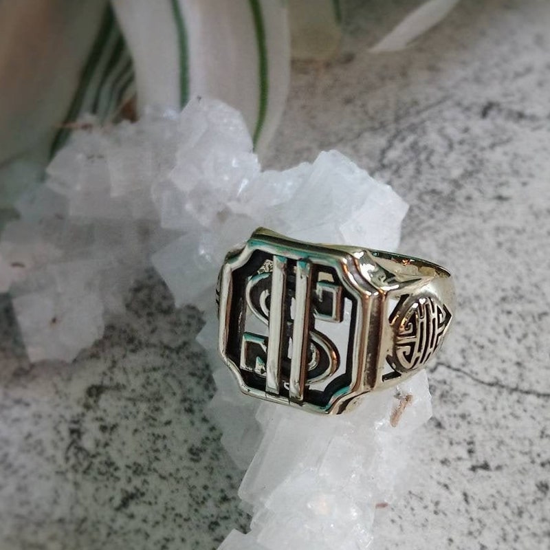 Mens Silver Dollar Ring - Etsy