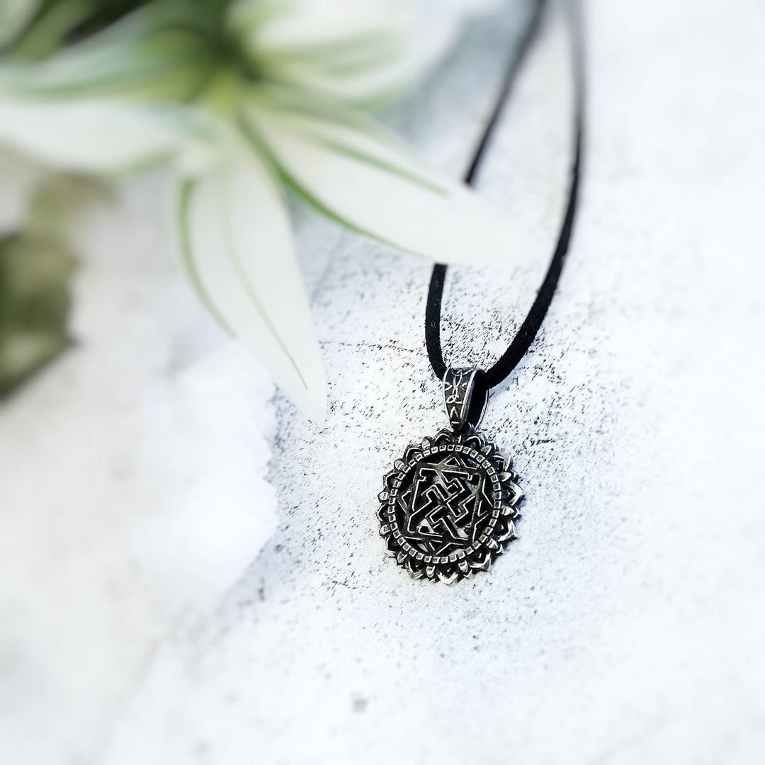 Slavic Protection Symbol Pendant Viking Necklace Celtic Men Pendant 925 ...