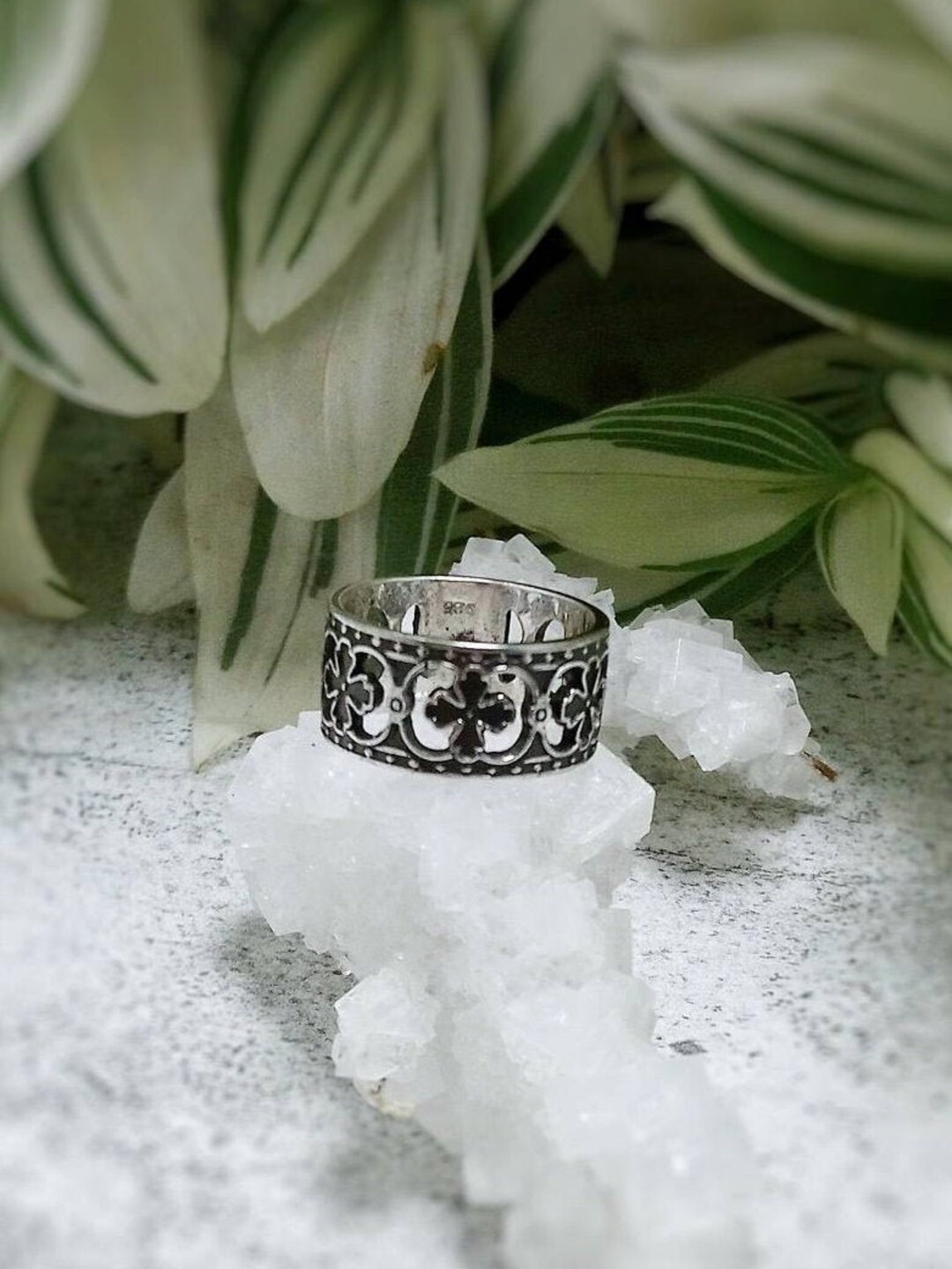Medieval Ring Gothic Cross Ring Christian Cross Band 925 Sterling ...